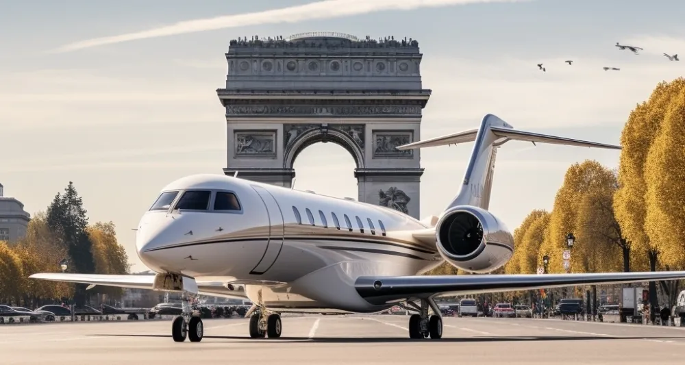 Paris Airport - private jet rental with IBC Aviation